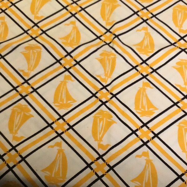 Sailboat Fabric - Etsy