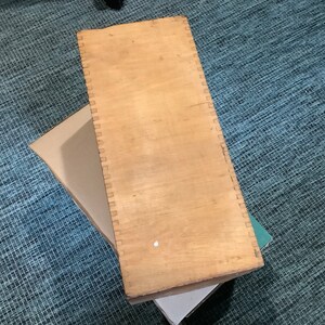 Wood 5”x8” File Box, Pull-out Drawer - Etsy