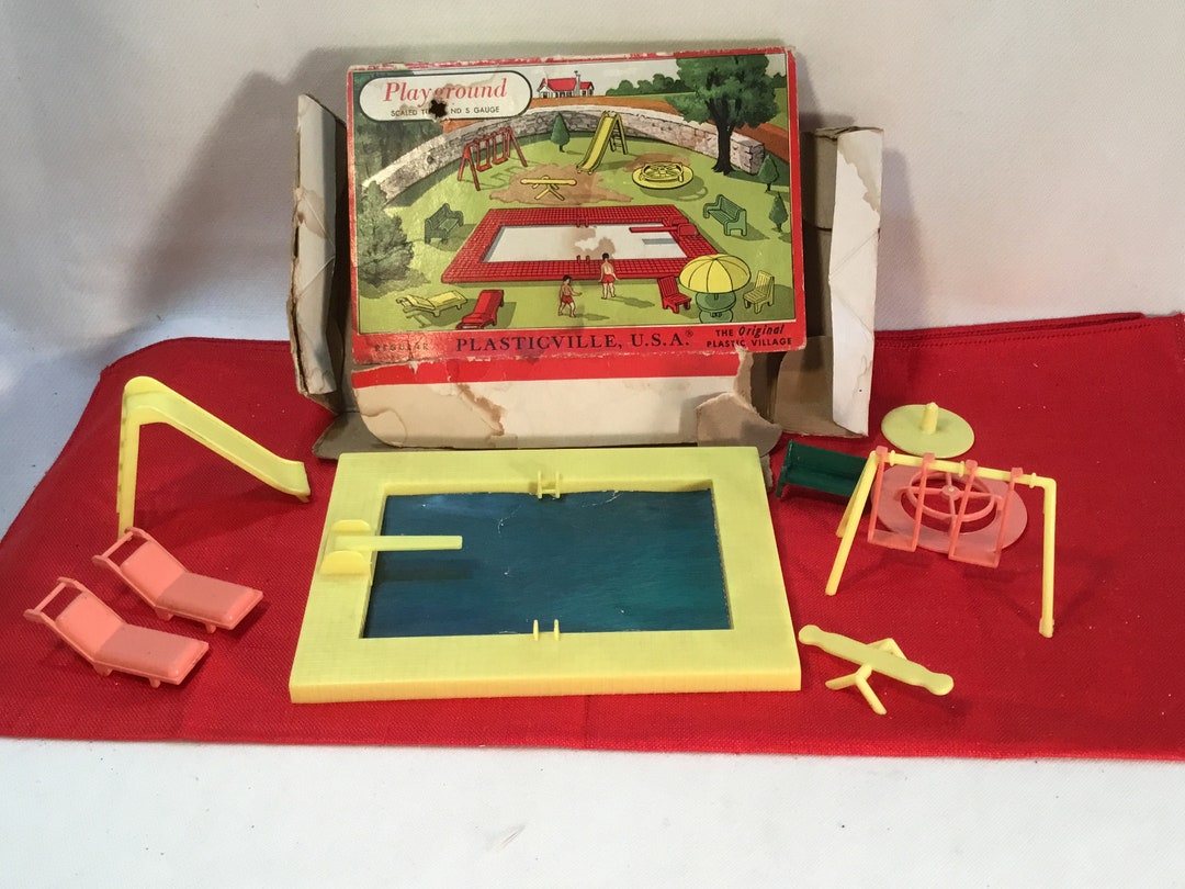 1950s Plasticville Playground, O and S Gauge - Etsy