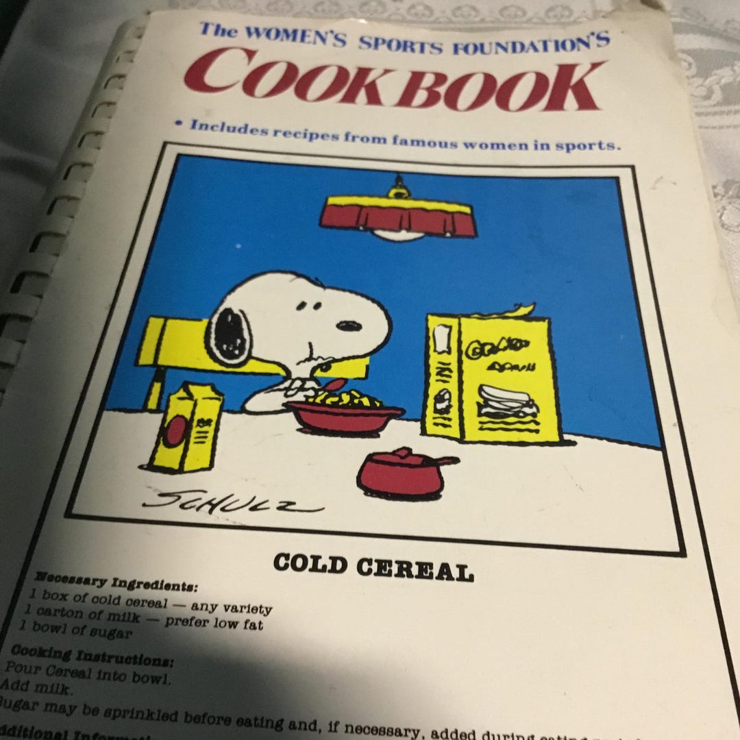 Charles Schulz/snoopy Cookbook - Etsy