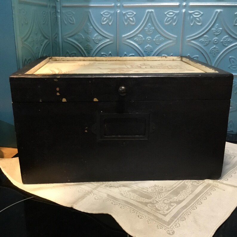 Wood Document Box - Etsy