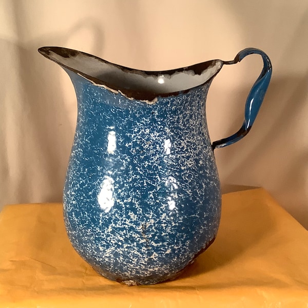 Enamelware Pitcher - Etsy