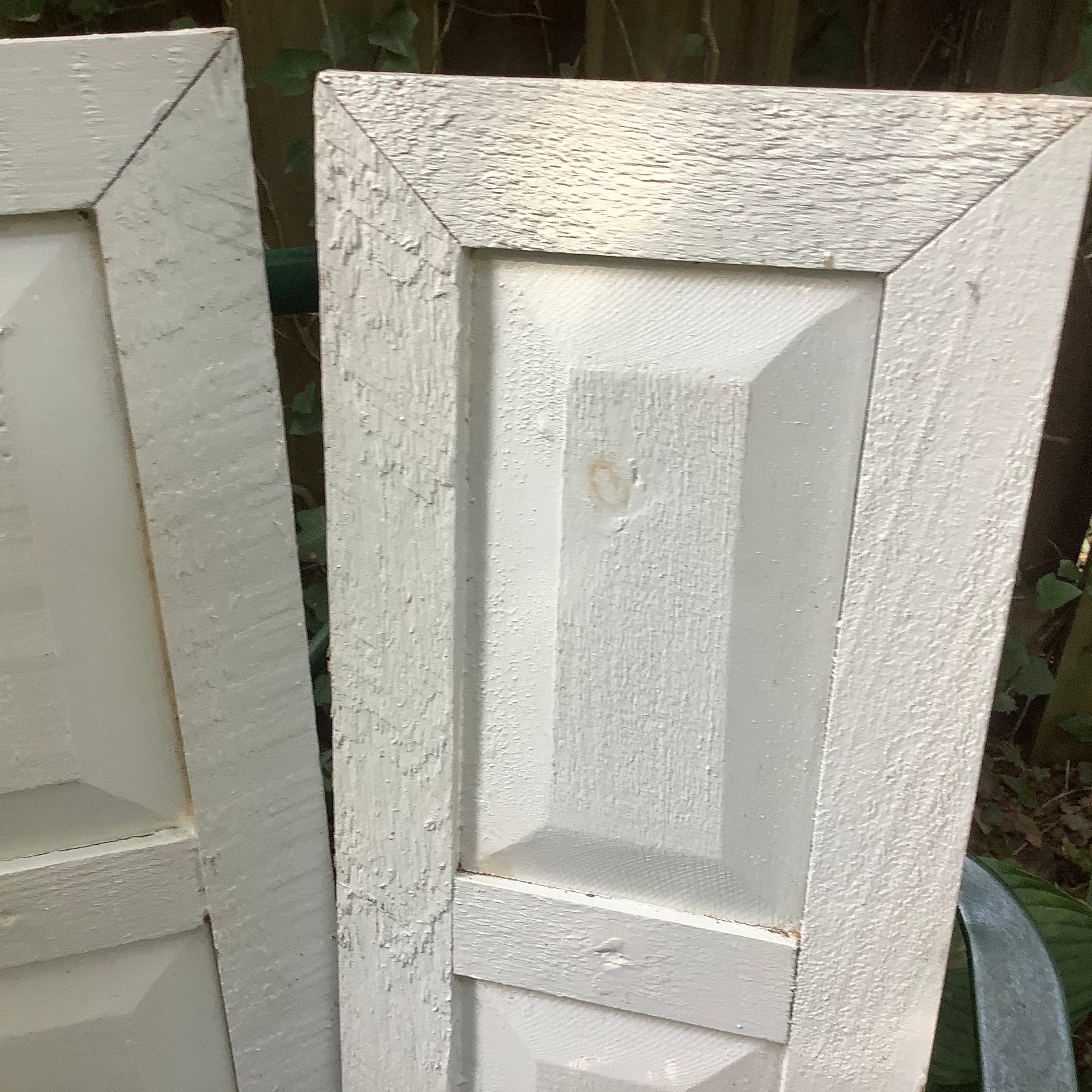 Set of Small Solid Wood Shutters - Etsy