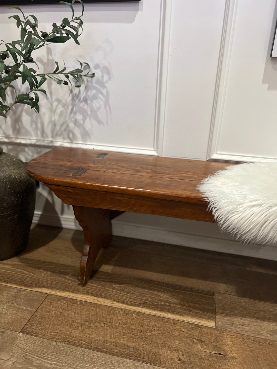 Antique Primitive Bench Entry Bench Antique Bench Vintage - Etsy