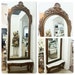 Antique Hollywood Regency Arch Mirror and Marble Bench FREE US SHIPPING ...