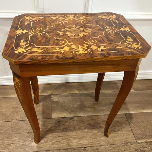 Italian Inlaid Table - Etsy