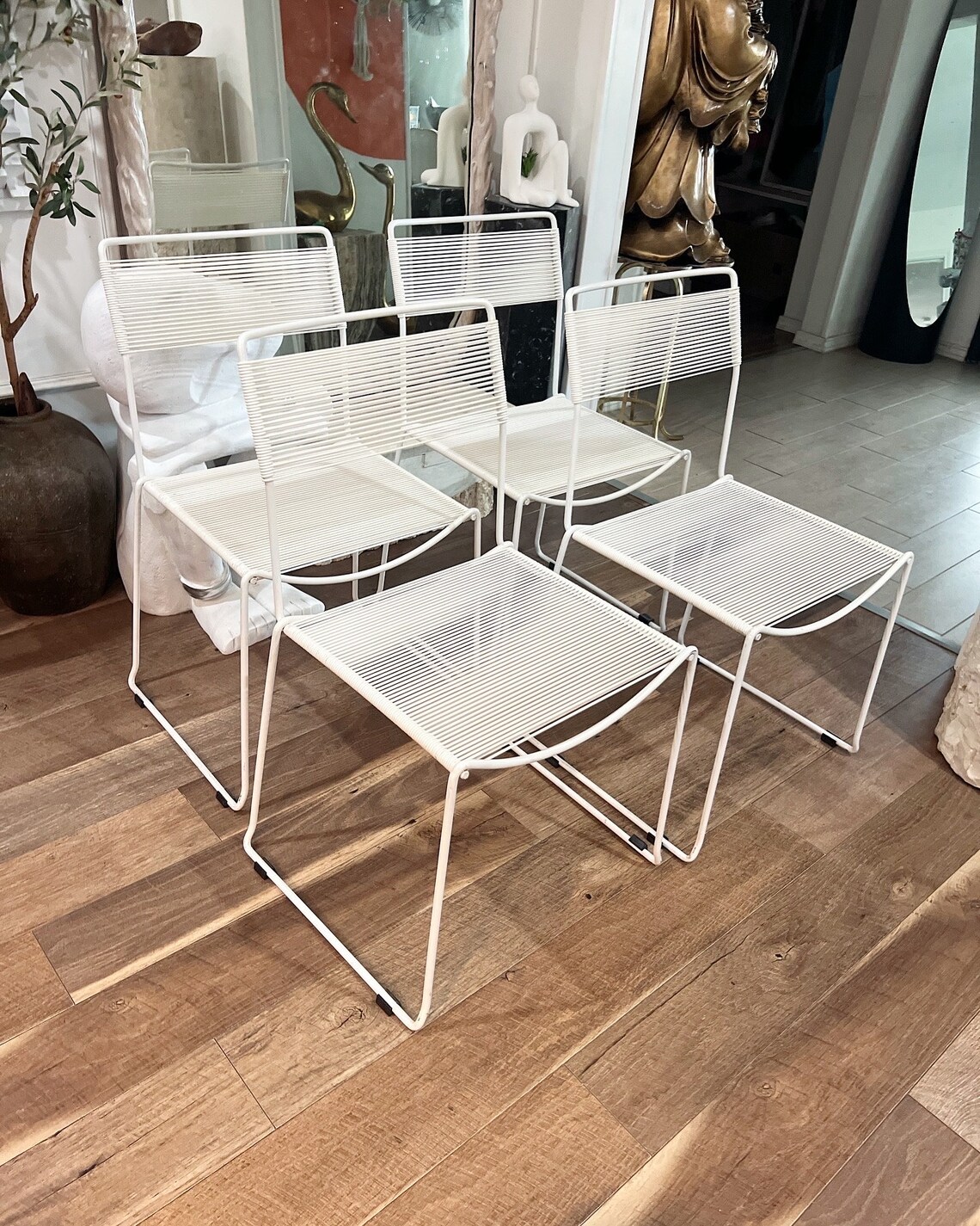 4 Italian Spaghetti Chairs FREE US SHIPPING Attributed to Giandomenico ...
