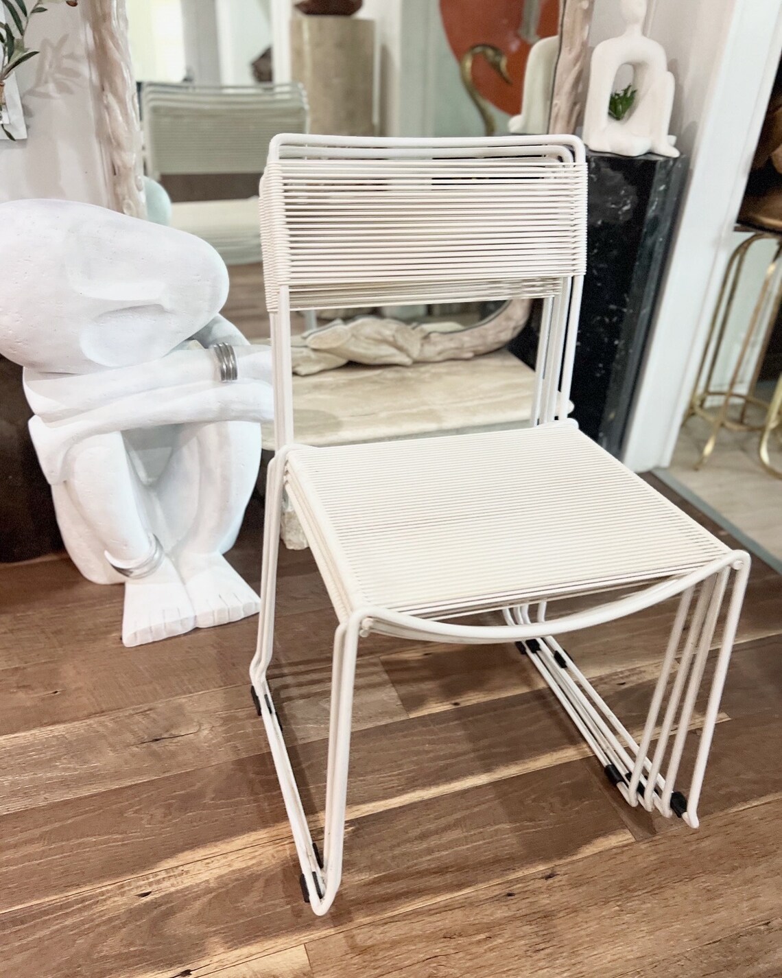 4 Italian Spaghetti Chairs FREE US SHIPPING Attributed to Giandomenico ...