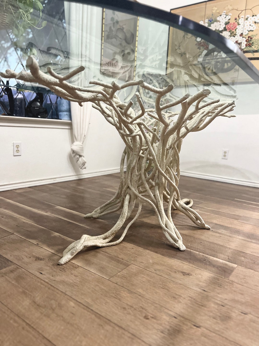 Sculptural Italian Iron Faux Coral Dining Table BASE ONLY Coral Table ...