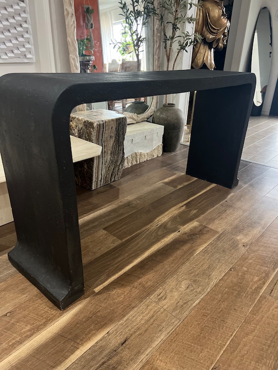 Black waterfall console store
