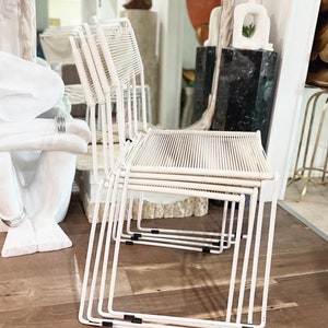 4 Italian Spaghetti Chairs FREE US SHIPPING Attributed to Giandomenico ...