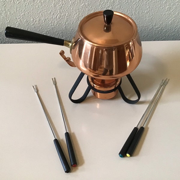 Copper Fondue Set - Etsy
