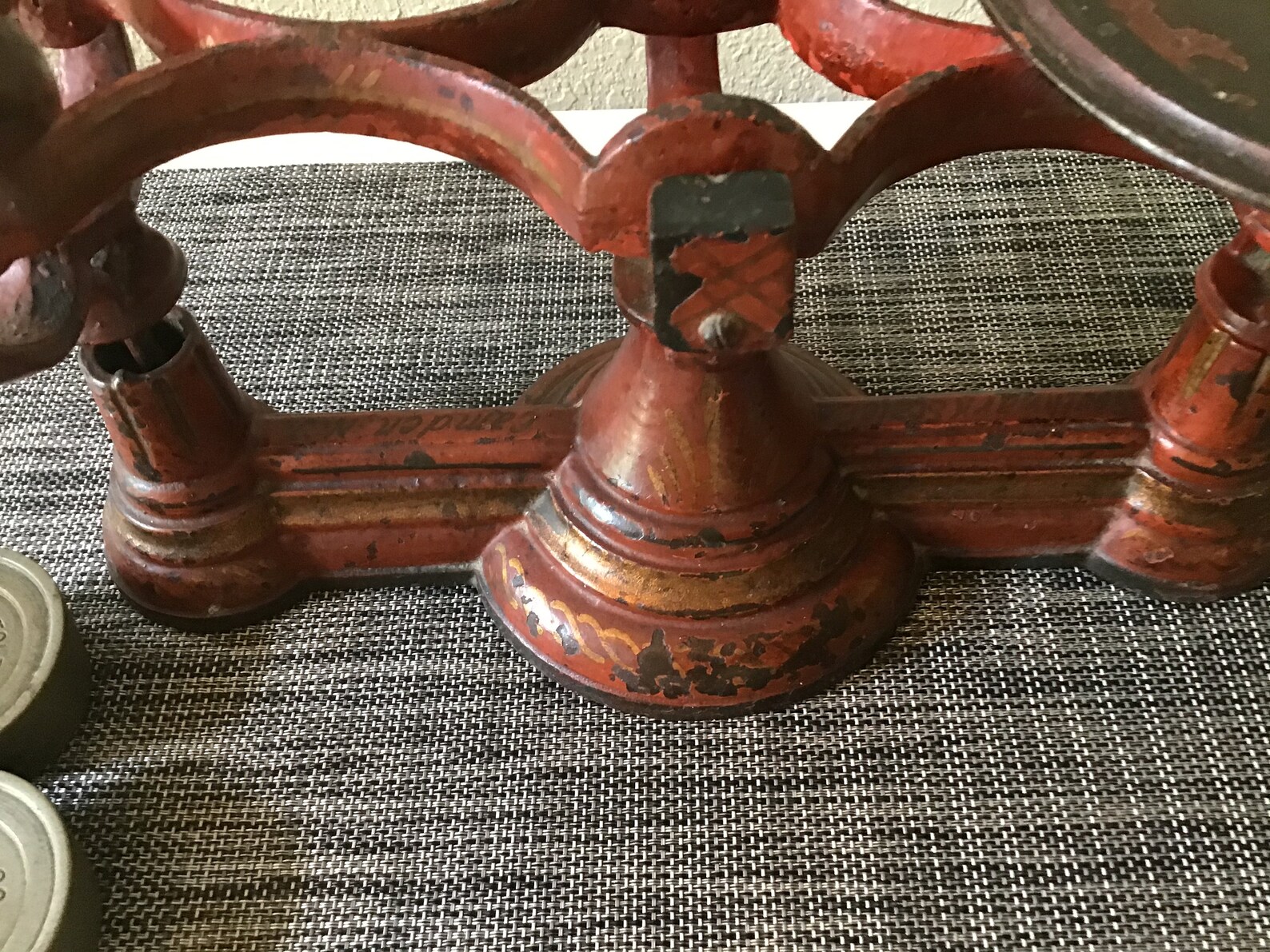 Antique Scale Weight and Measure Balance Scale Red Scale | Etsy