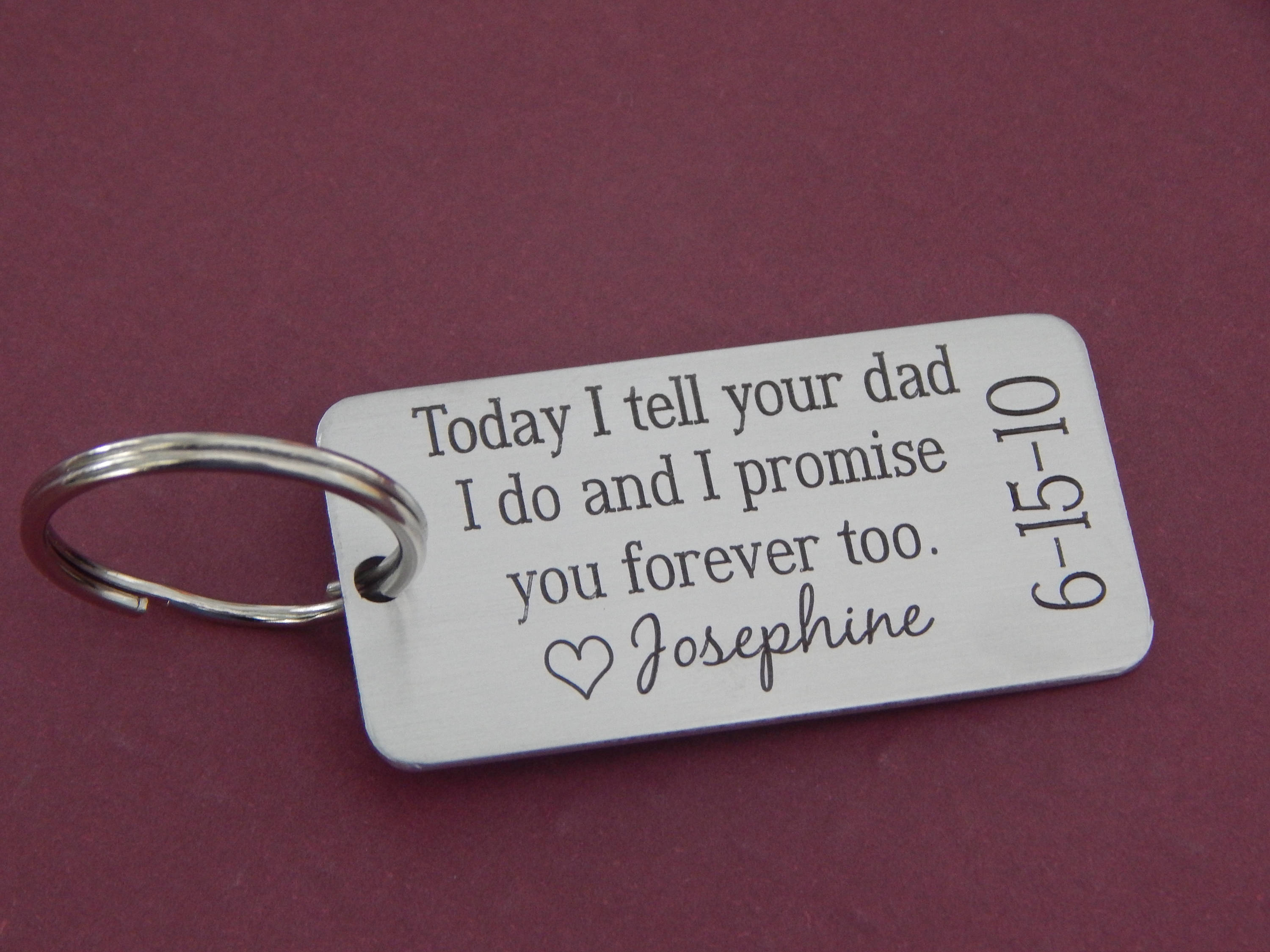 Engraved Aluminum Keychain Customized Keychain Gift for - Etsy