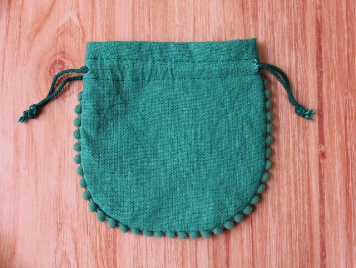 100 Custom Cotton Round Pouches Jewelry Gift Bags Custom | Etsy