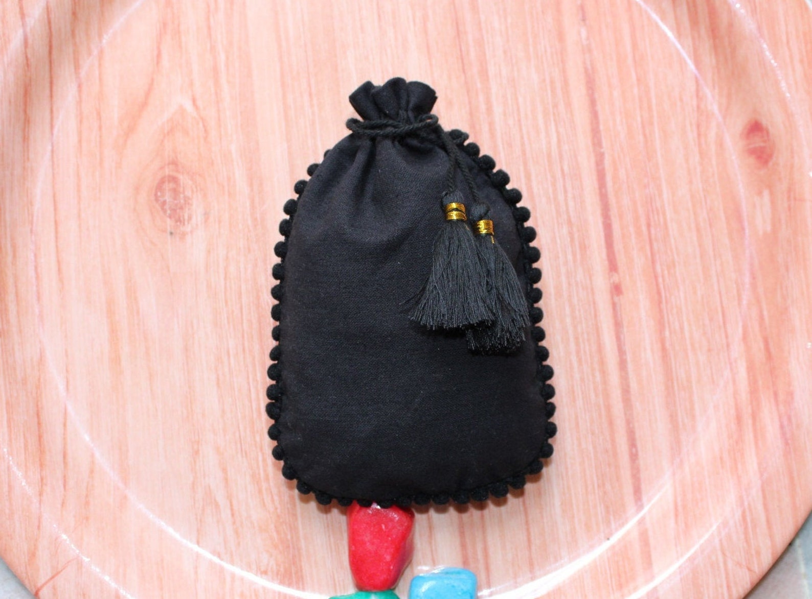 100 black Drawstring Cotton Pouch Jewelry pouches Coin | Etsy