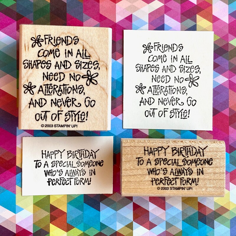 Message Rubber Stamp - Etsy