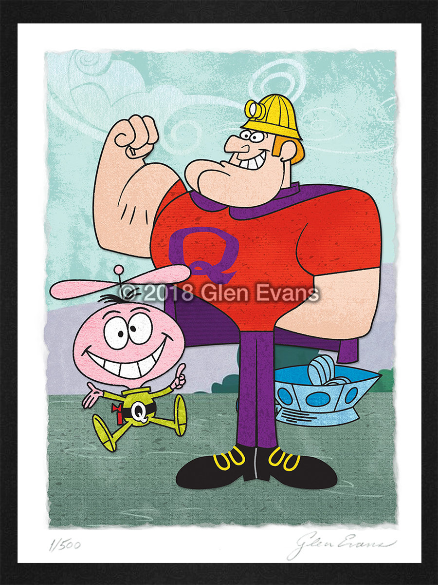 9"x12" Quisp and Quake Retro Cereal Characters Limited Edition Giclée ...