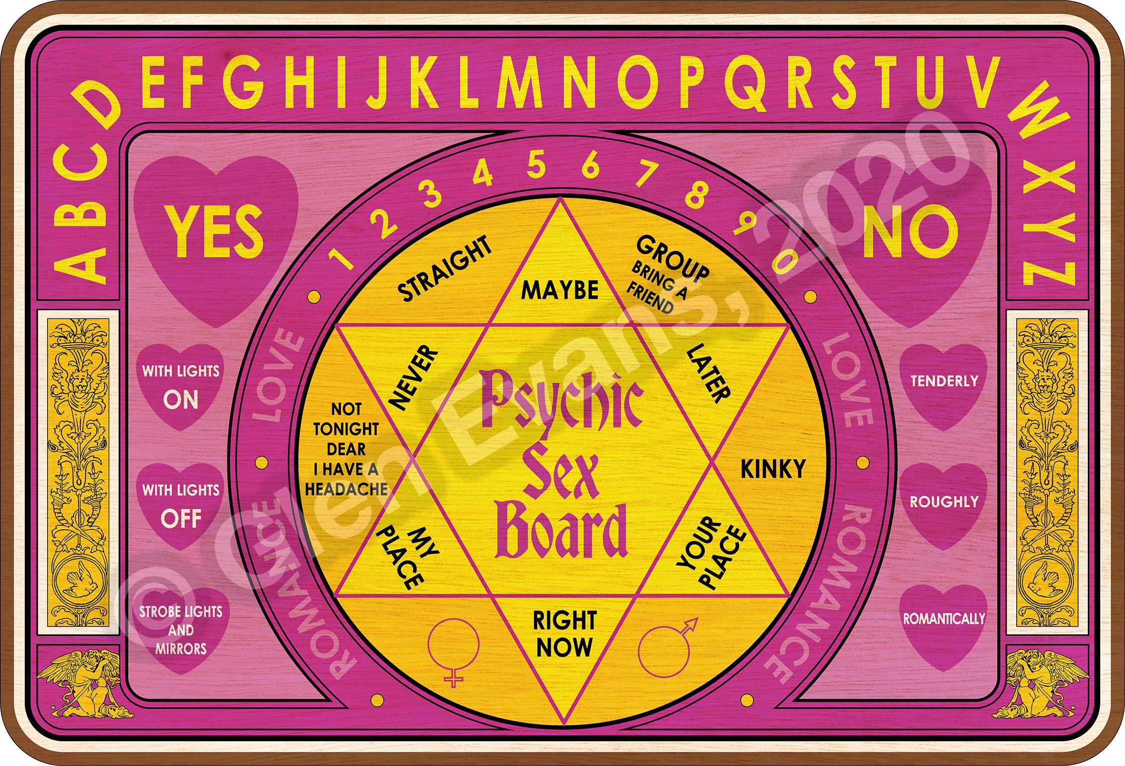Instant Download Psychic Sex Board Talking Board By American Publishing