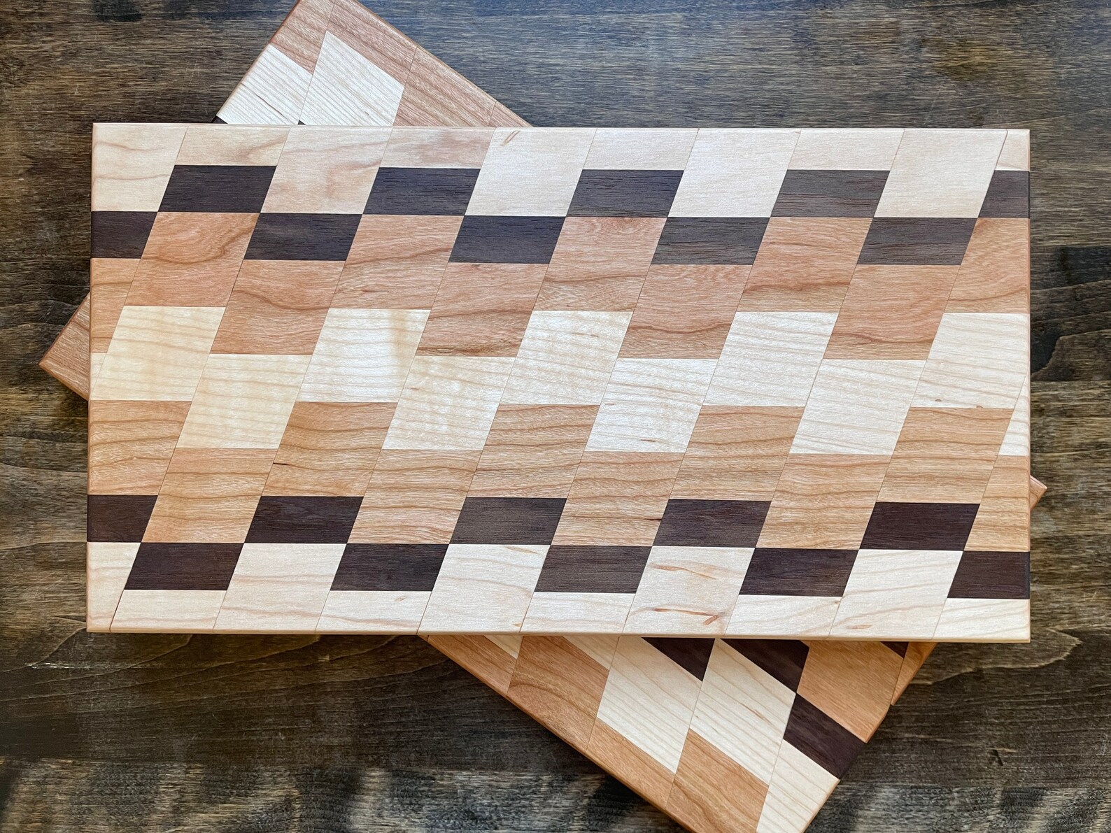 Geometric Cheese Board - Chevron & Argyle Patterns - Etsy