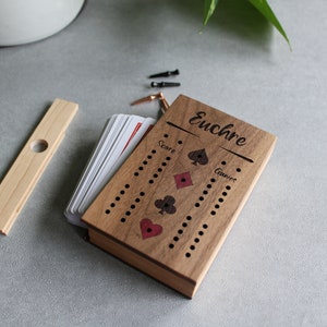 Euchre Counter & Card Box - Etsy