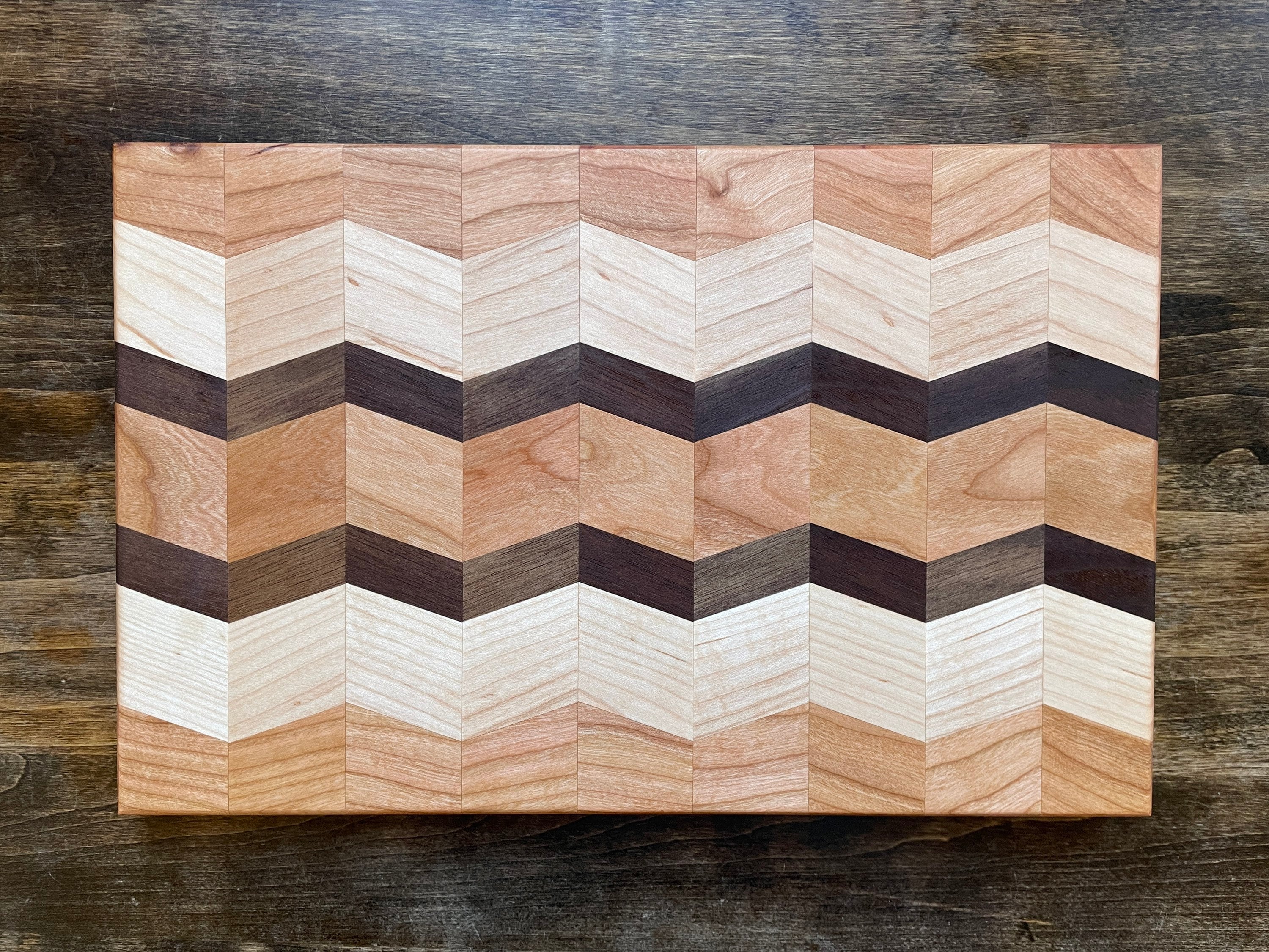 Geometric Cheese Board - Chevron & Argyle Patterns - Etsy