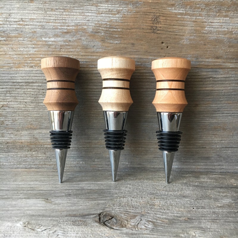 Wood Turned Wine Stopper - Etsy