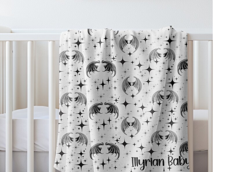 ACOTAR Baby Blanket Illyrian Baby Blanket Velveteen Microfiber Blanket ...