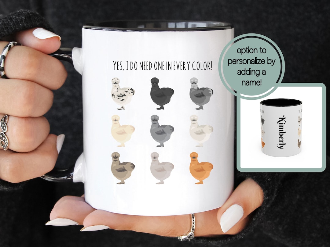 Funny Silkie Chicken Coffee Mug Silkies Design Chicken Lover Gift for ...