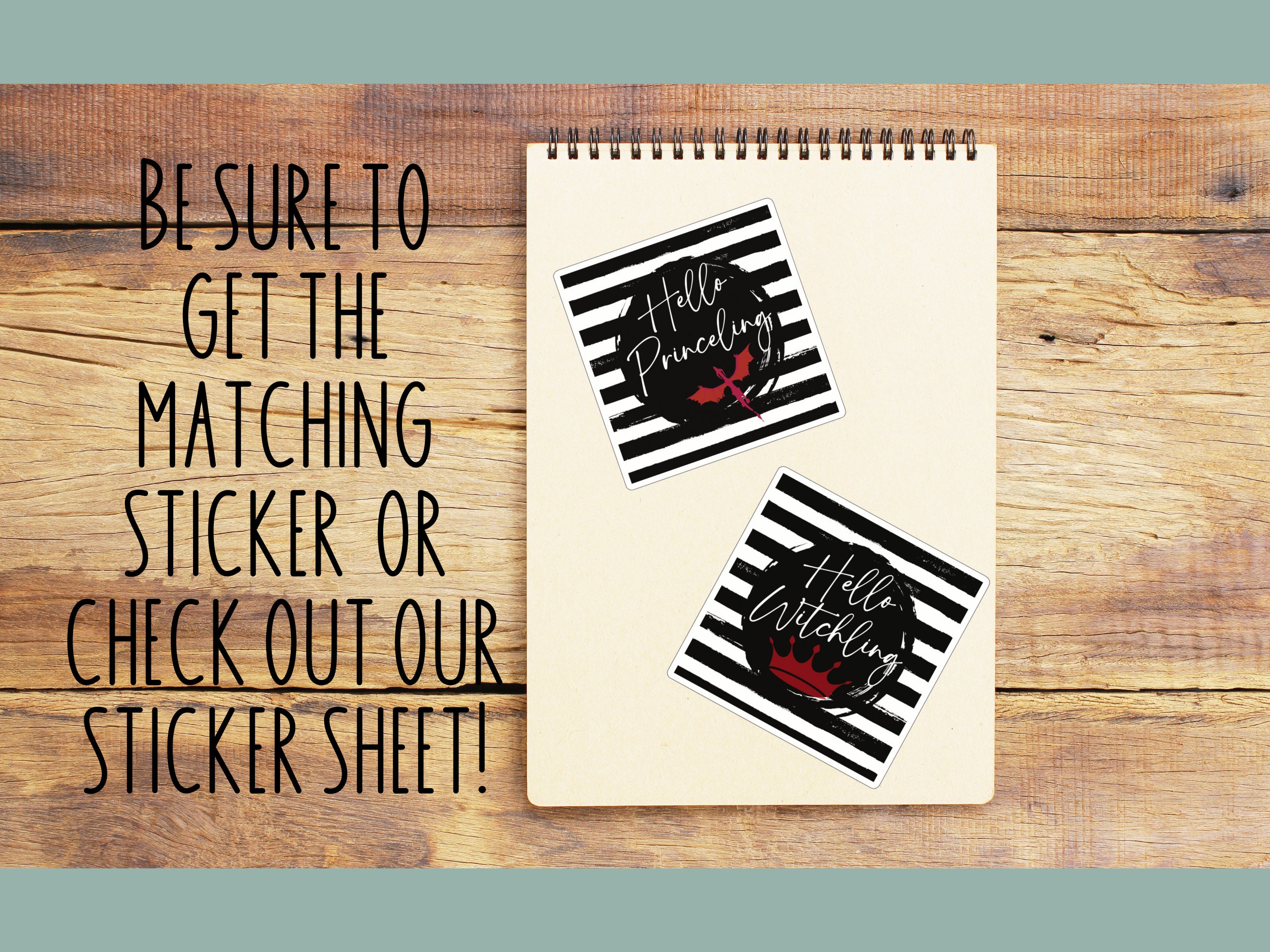 Throne of Glass Sticker TOG Fan Sticker Manon and Dorian Merch Sarah J ...