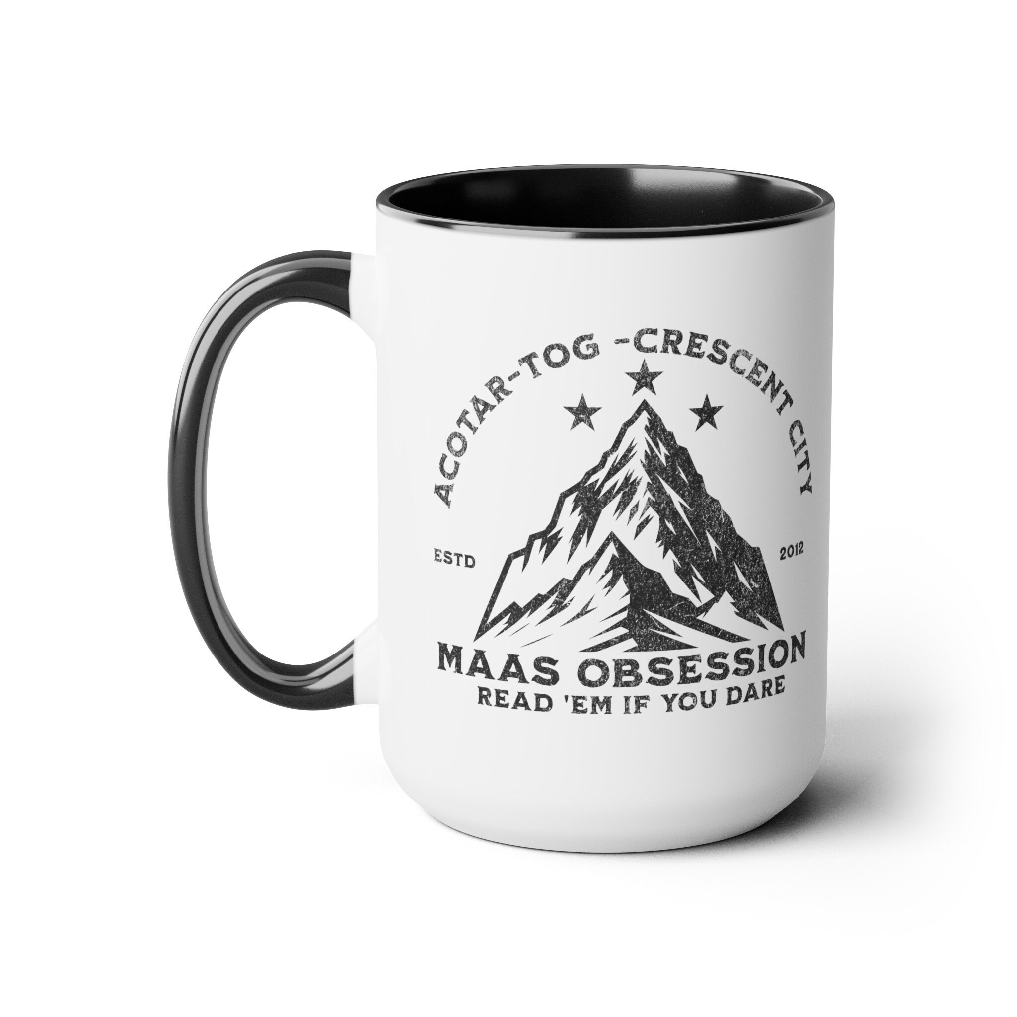 Maasverse ACOTAR Fan Mug Sarah J Maas Coffee Large Coffee Mug Two-tone ...