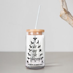 Dragon Rider Inspired TOG Glass Iced Coffee Cup Manon Blackbeak SJM ...