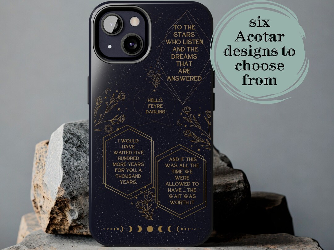 ACOTAR Phone Case for Iphones Protective Tough Case Bookish iPhone Case ...