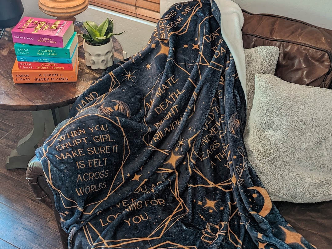 Officially Licensed ACOTAR Reading Blanket- Super Soft Perfect for Your ...