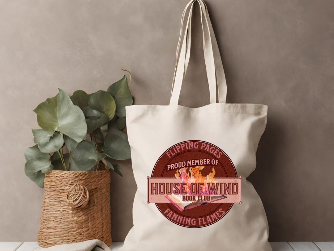 House of Wind Book Bag, Farmers Market ACOTAR Themed Bag, SJM Merch ...