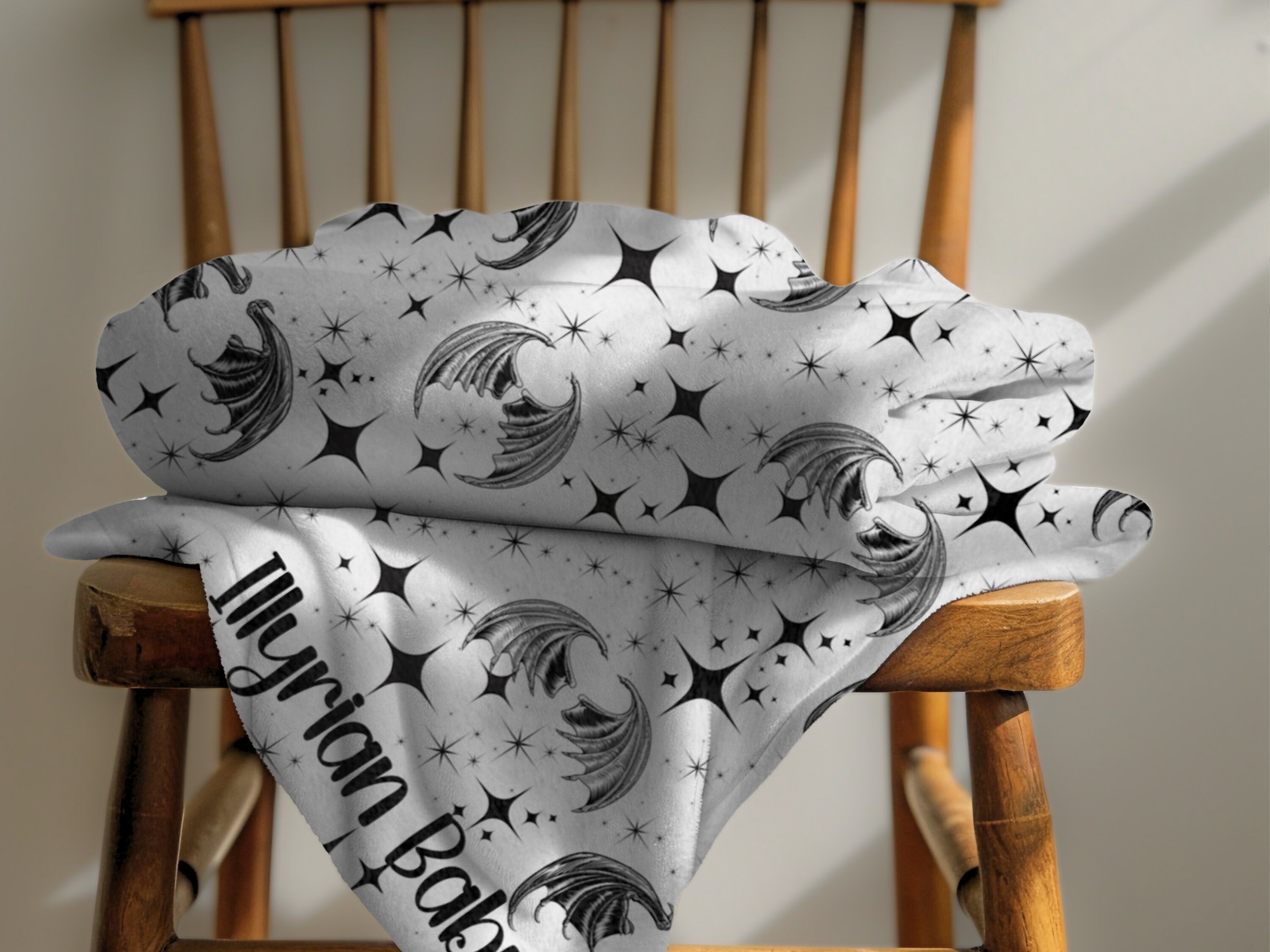 ACOTAR Baby Blanket Illyrian Baby Blanket Velveteen Microfiber Blanket ...