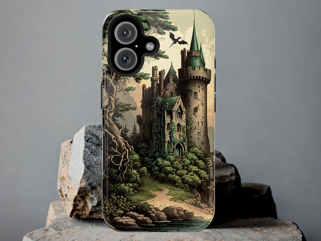 Dragon & Castle Magsafe® iPhone Case Fantasy Gothic Phone Cover for ...