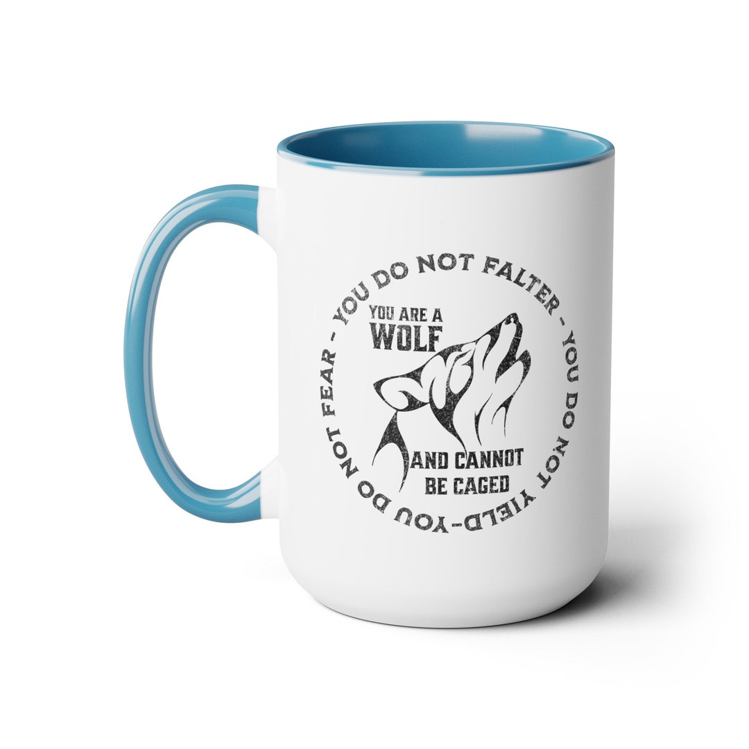 ACOTAR Feyre Wolf Mug Sarah J Maas Merch Coffee Mug Two-tone Mug 15oz ...