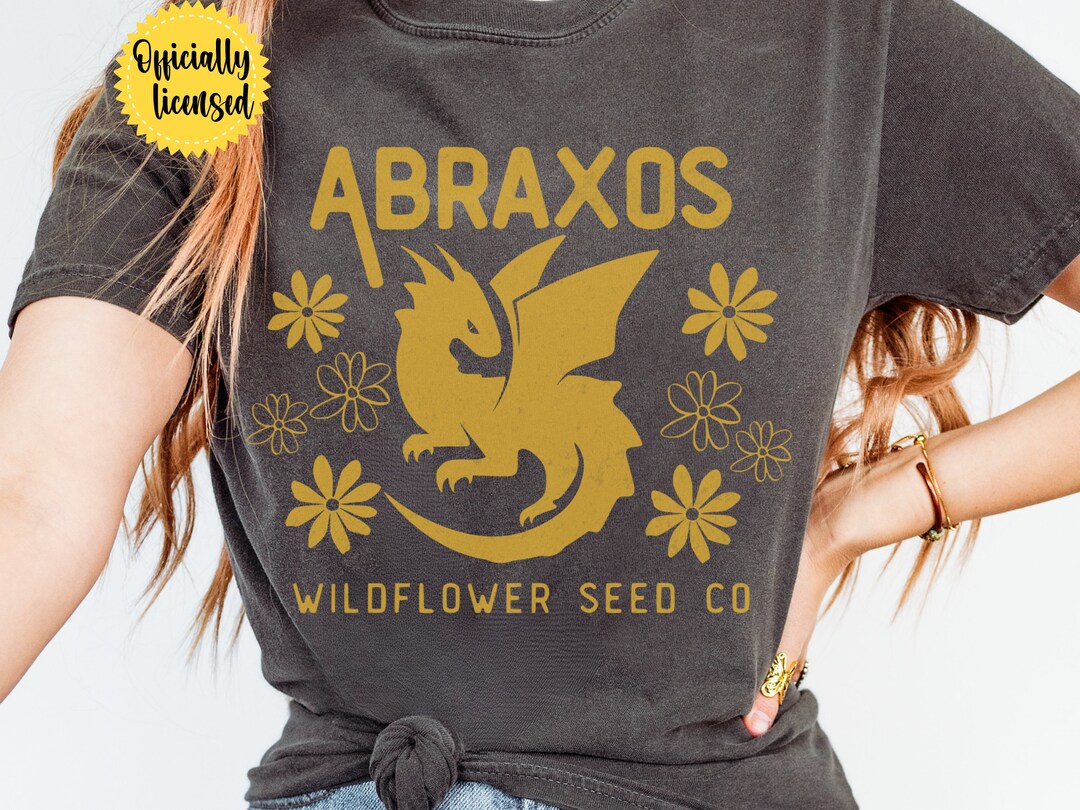 Abraxos Wildflower Comfort Colors Graphic Tshirt Officially Licensed ...