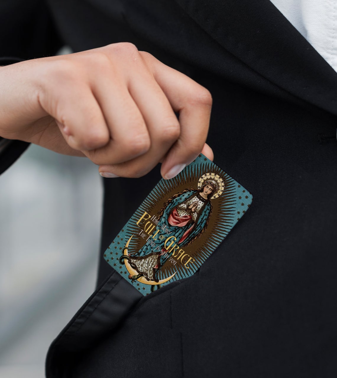 Immaculate Conception Prayer Card Full of Grace Prayer Card Catholic ...