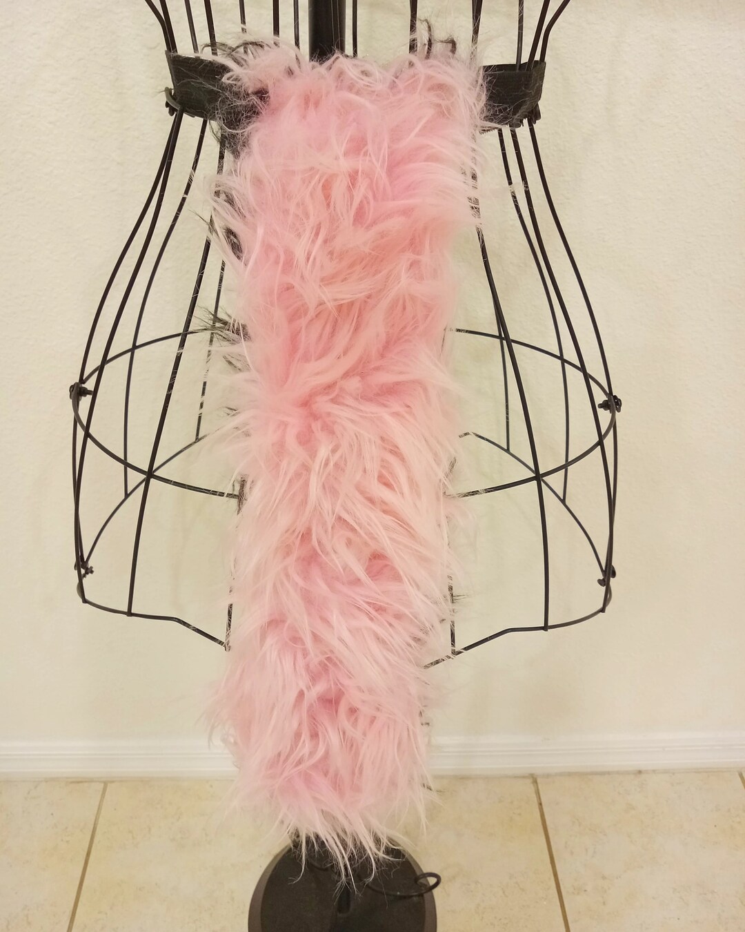 Pink and Black Tail - Etsy