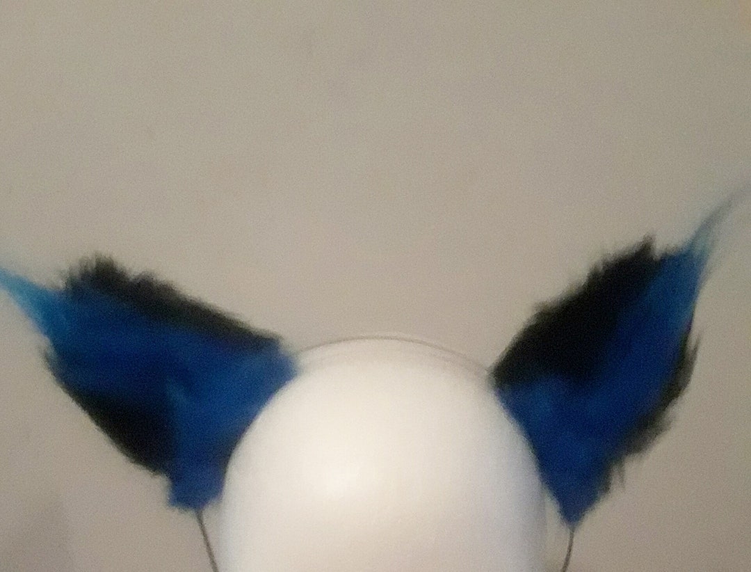 Blue Wolf Ears - Etsy