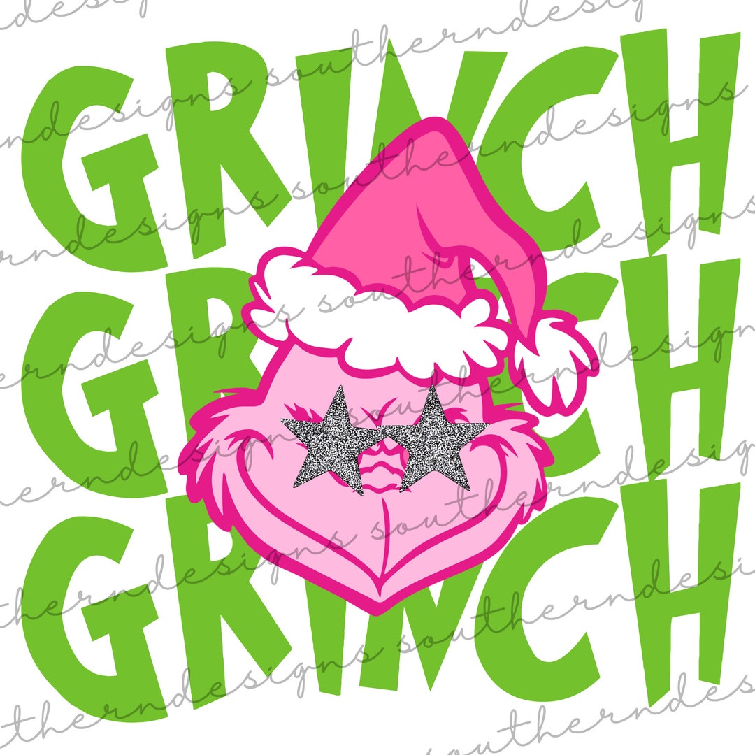 Preppy Grinch PNG, Grinch Download, Digital Download - Etsy