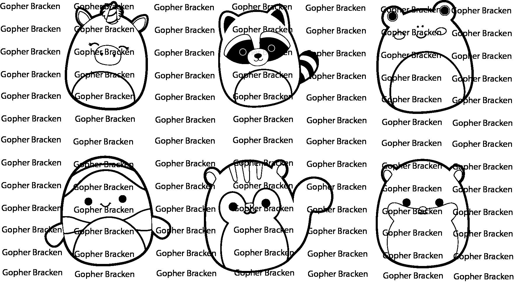 Squishmallow Laser Cut Files XCS SVG Ai & PNG - Etsy