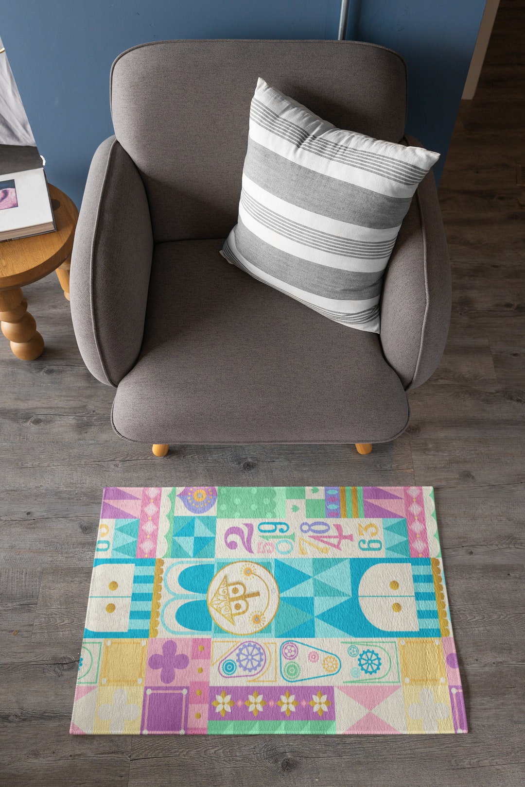 It's a Small World Rug, Baby Nursery Rug, Gifts for Her, Gift for Her ...