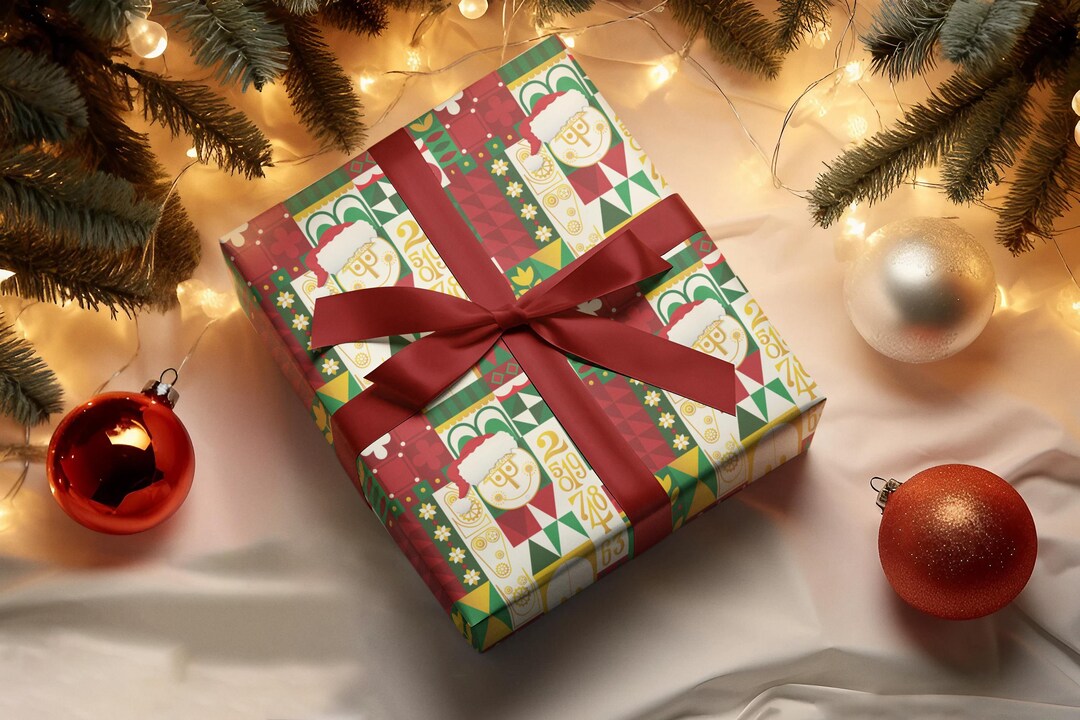 It's a Small World Disneyland Christmas Wrapping Paper, Holiday ...