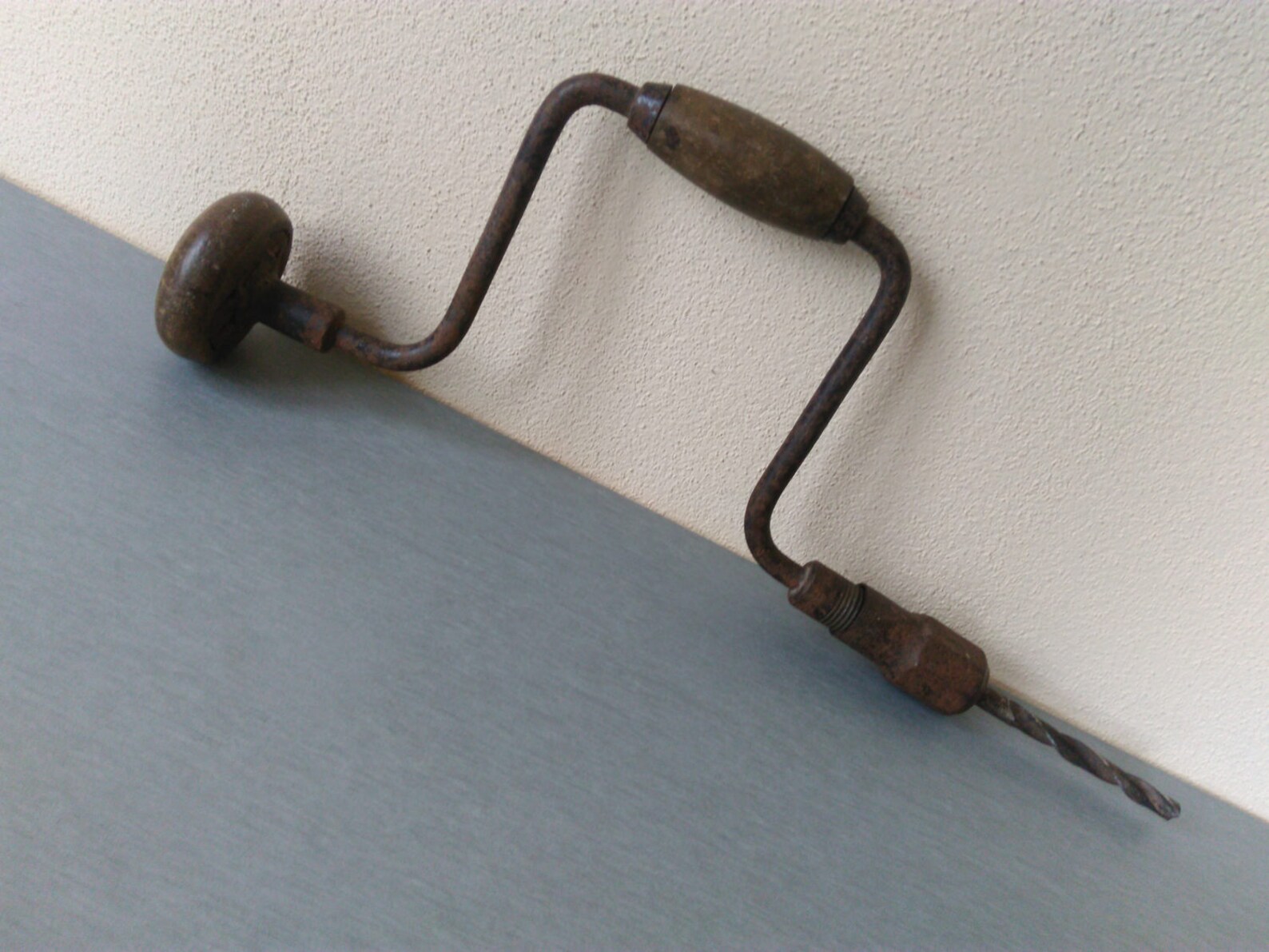 Vintage Hand Drill / Antique Metal Hand Drill / Primitive Hand Drill ...