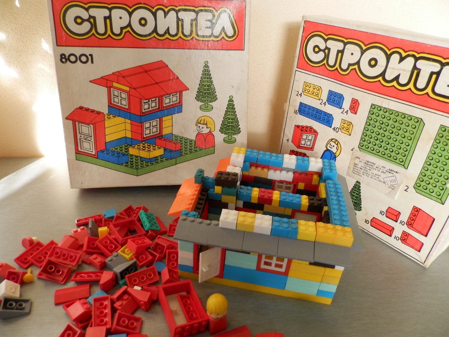 Vintage Building Set / Vintage Constructor of the 80s / Young Builders ...