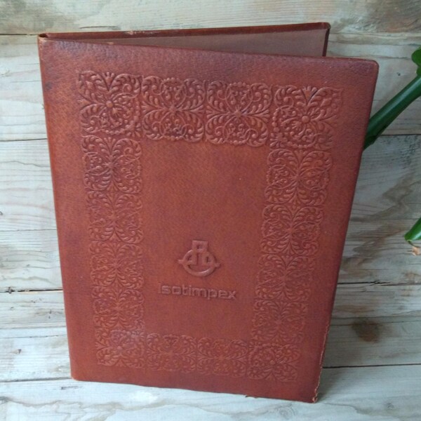 Leather Folder - Etsy
