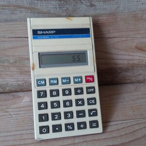 Vintage Japan Calculator Sharp / Working Japan Calculator / Made in ...